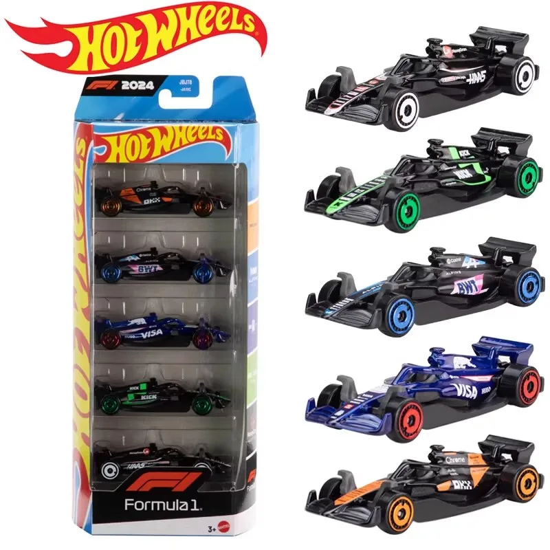 Hot Wheels JGF58 F1 Racing Cars 5-Pack Set-1:64 Alloy Diecast Formula 1 ...