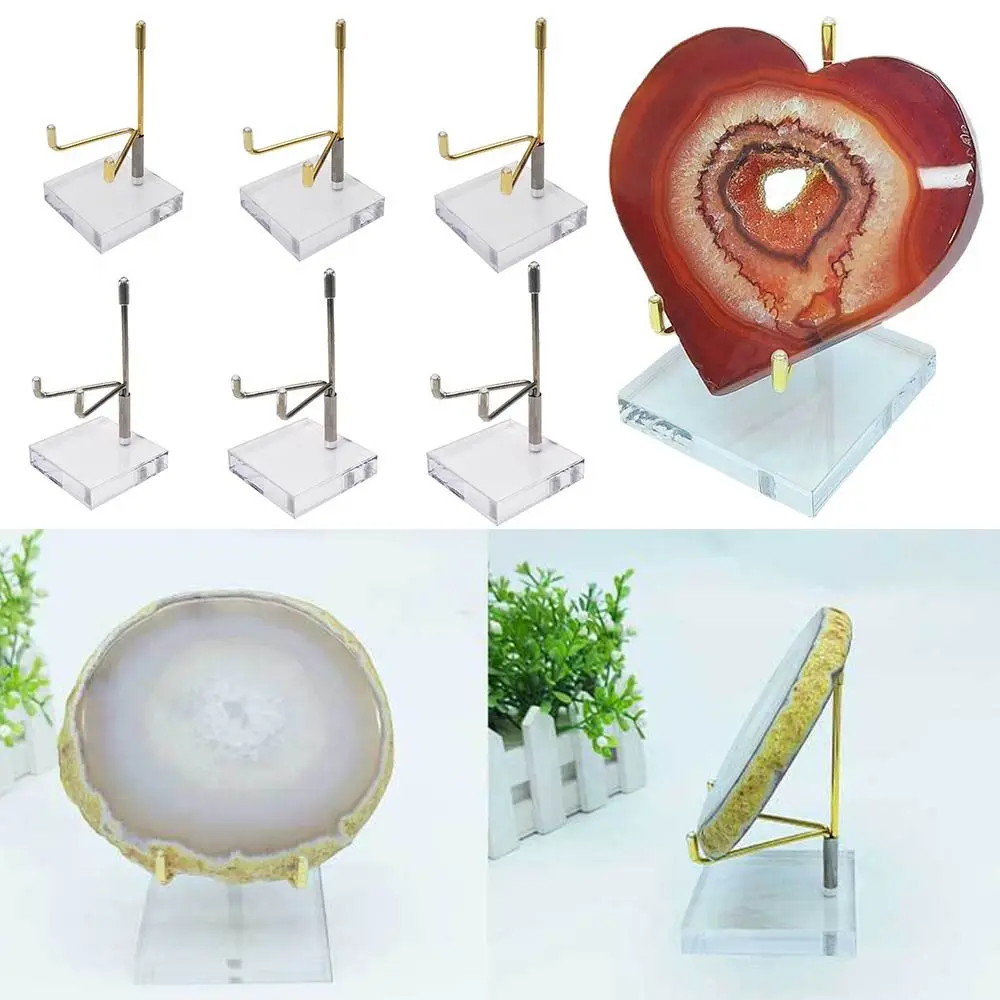 Metal-Mineral-Display-Stand-With-Acrylic-Base-For-Crystal-Ball-Base ...