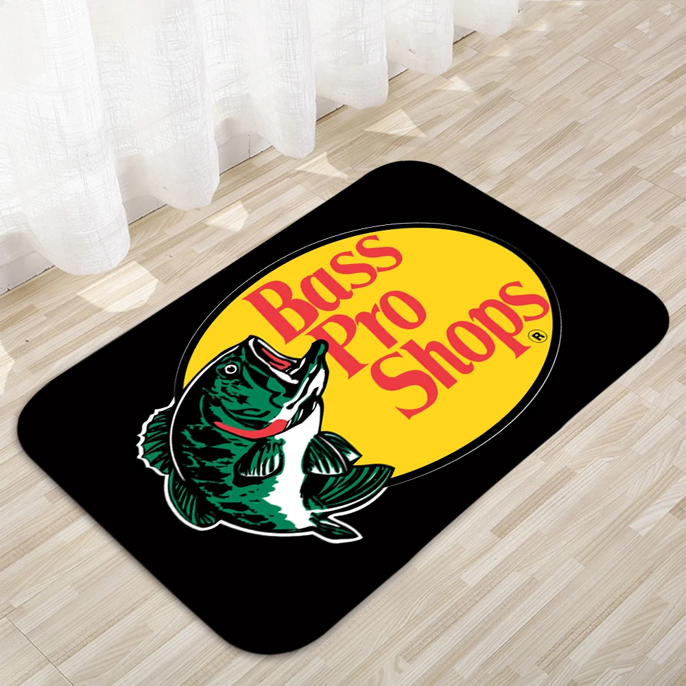 Bass-Fishing-Floor-Mats-Home-Carpet-Door-Mats-Modern-Decor-Carpet-Anti ...