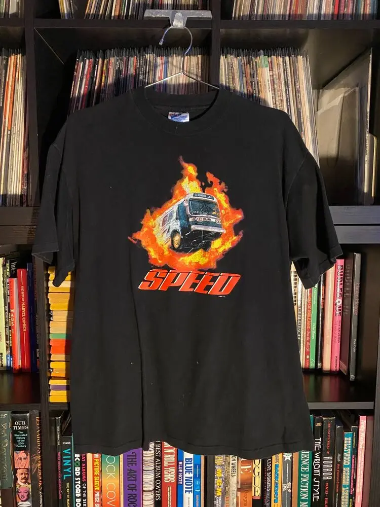 RARE-ORIGINAL-VINTAGE-1994-SPEED-MOVIE-PROMO-TEE-TSHIRT-LARGE-Keanu ...