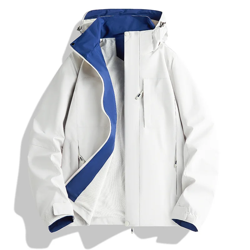 Good Quality Single-layer Waterproof Windproof Thin Hooded Jacket Men ...
