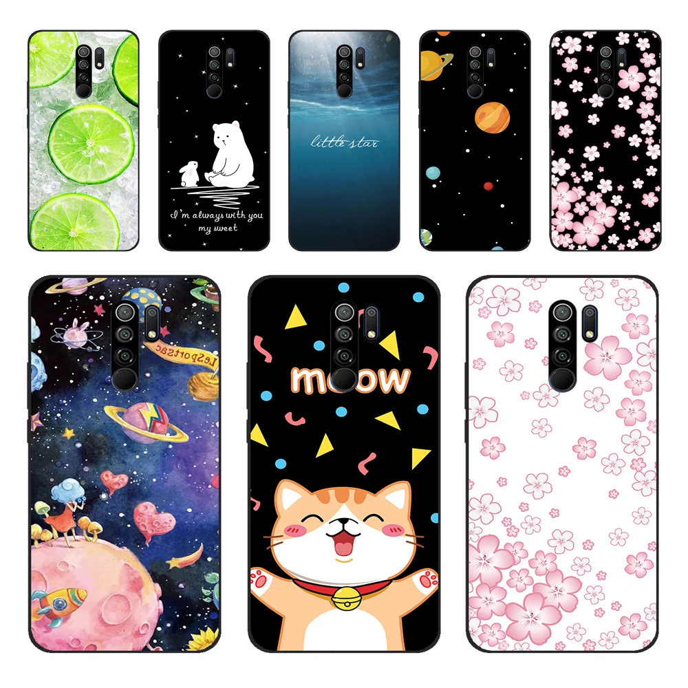 For-xiaomi-redmi-9-Case-Silicon-Back-Cover-Phone-Case-For-redmi-9-Soft ...