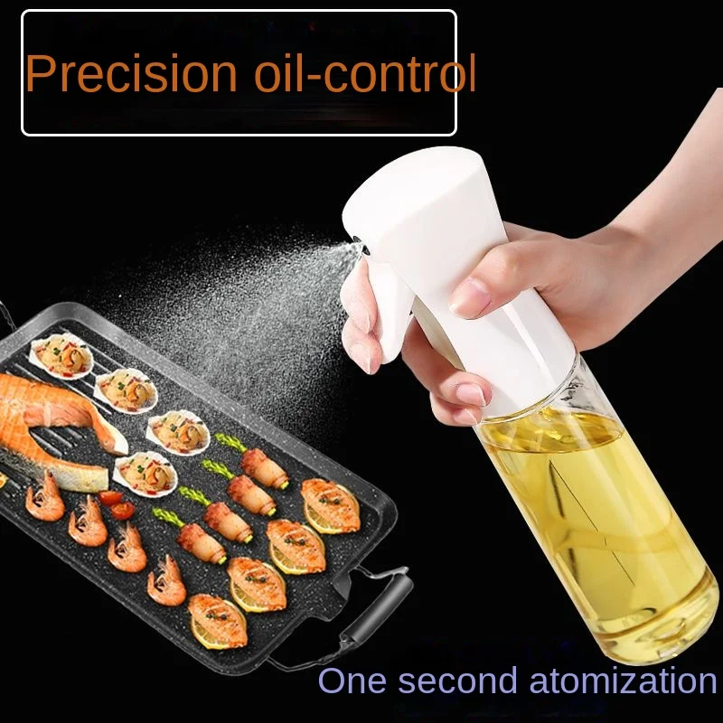220ML Oil Spray Pot Kitchen Household Edible Olive Oil Spray Bottle ...