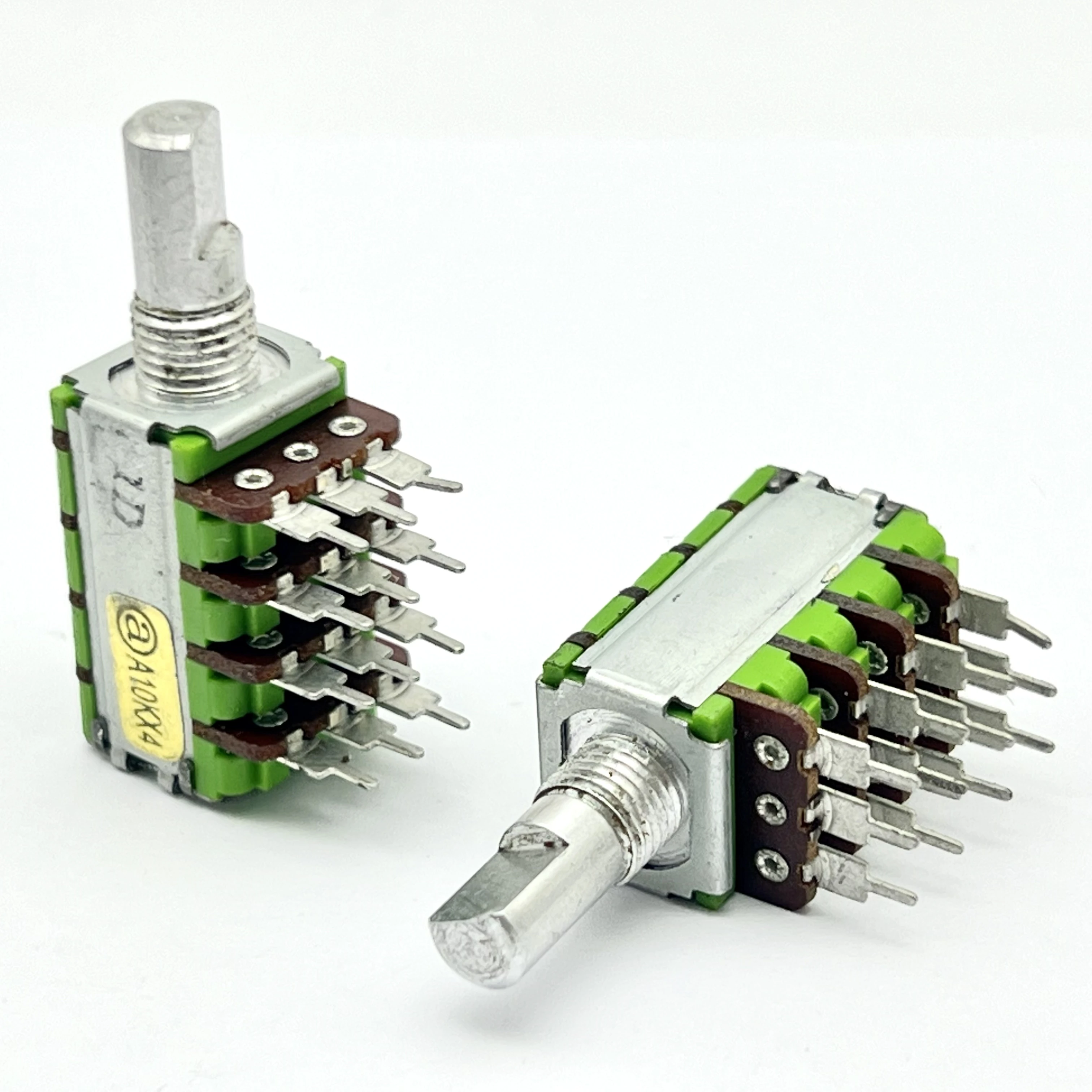 Potenciómetro de precisión piezas Taiwan ALPHA Alpha RK12 quad A10K * 4 ...