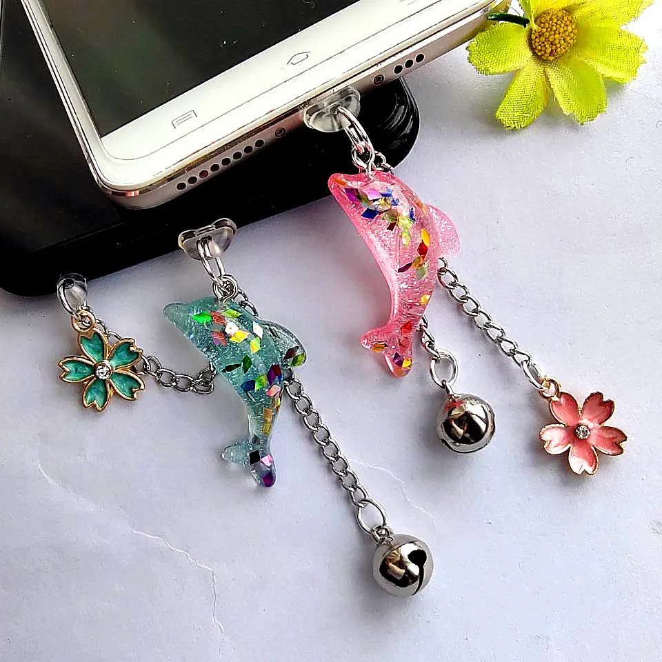 Dolphin-Cute-Dust-Plug-Charm-Phone-Anti-Dust-Cap-Kawaii-Charge-Port ...