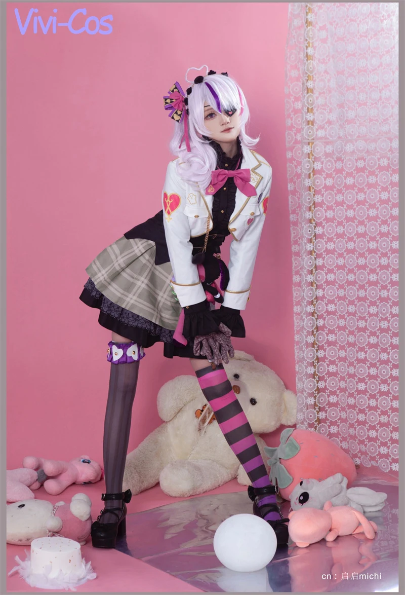 Vivi-Cos Anime Vtuber NIJISANJI Maria Marionette Cute Dress Cosplay ...