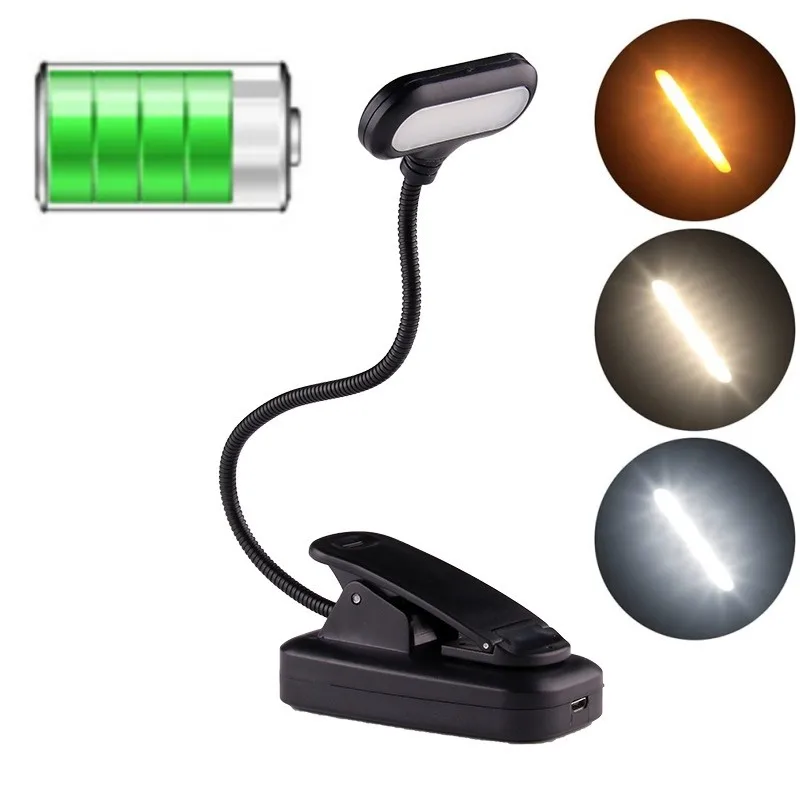 Lamp Book Reading Bed Usb | Rechargeable Book Reading Light | Lamp ...