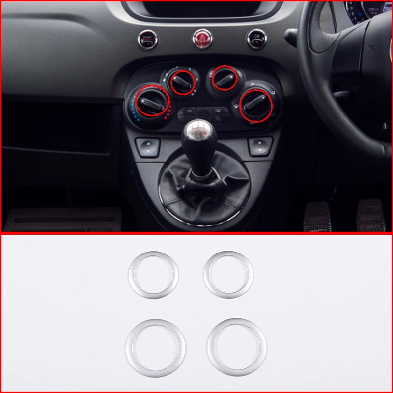 Autocollant-d-anneau-de-bouton-de-volume-de-climatiseur-de-voiture-accessoires-en-alliage ...