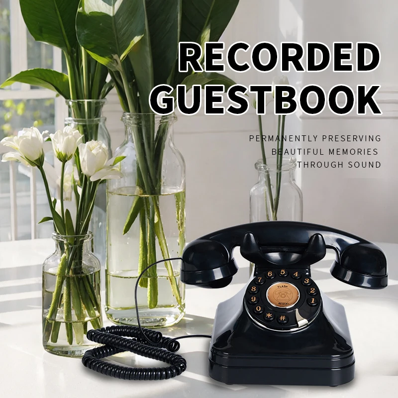 Retro-European-Blessing-Wedding-Phone-Recording-message-telephone ...