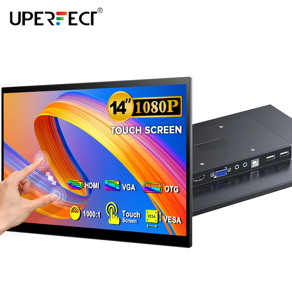 UPERFECT-14-0-Inch-Touch-Screen-Portable-Monitor-USB-VGA-OTG-HDMI ...