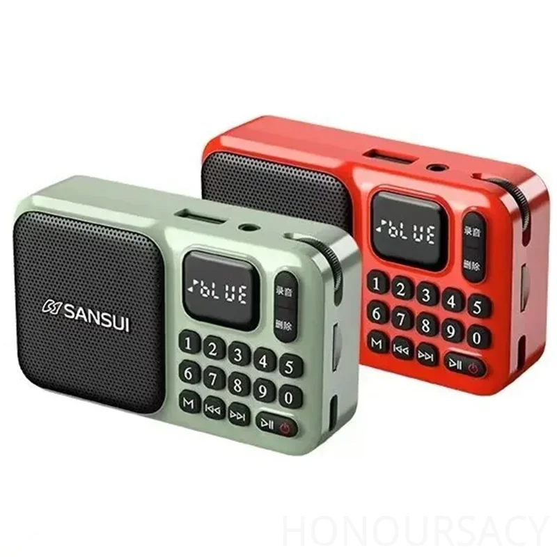 HIFI SANSUI F75 Portable Bluetooth Speaker with Enhanced Bass FM Radios ...