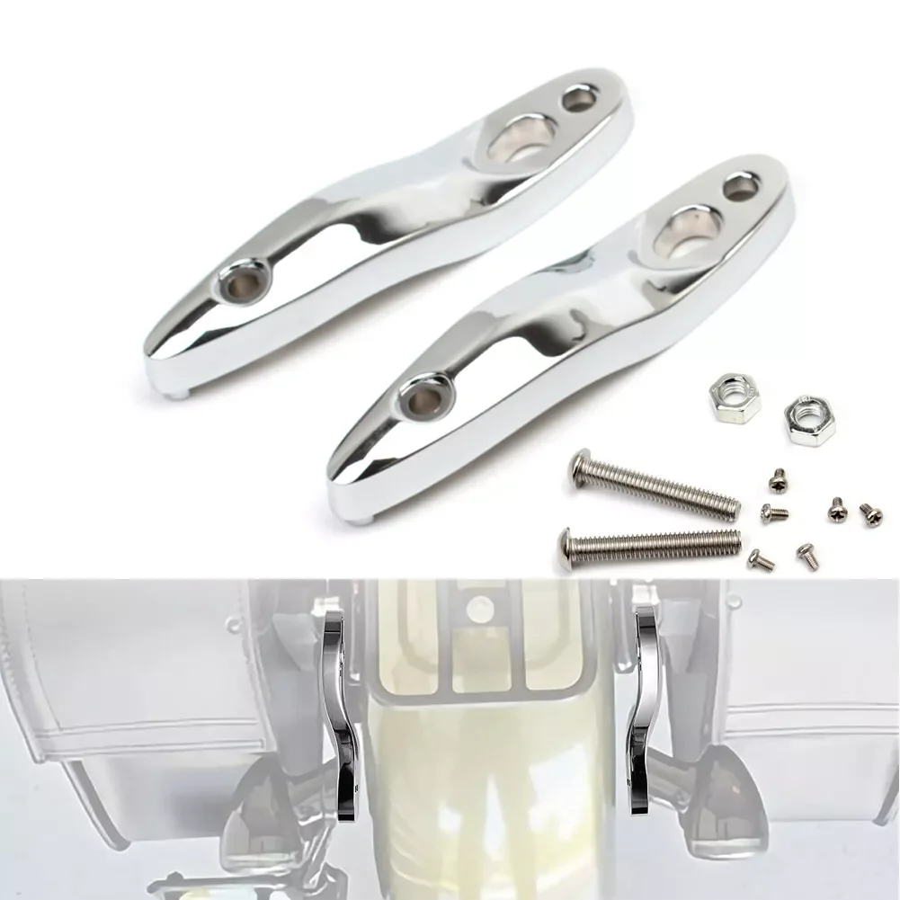 Chrome Motorcycle Rear Turn Signal License Plate Relocation Kit ...