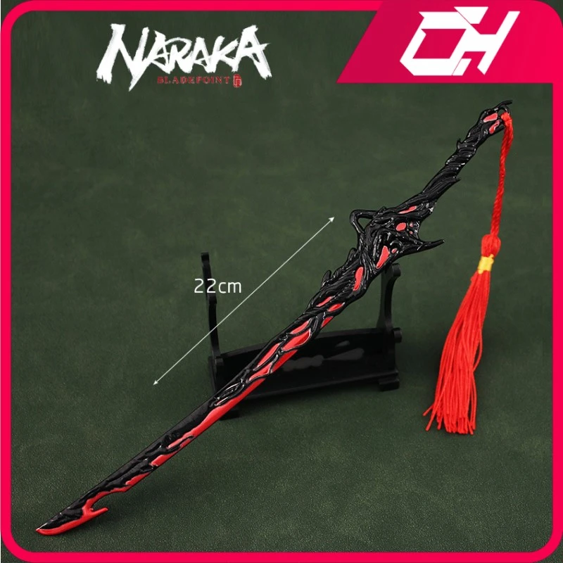 NARAKA: BLADEPOINT Weapon Katana Melee Flaming Ash Burning Game llavero ...