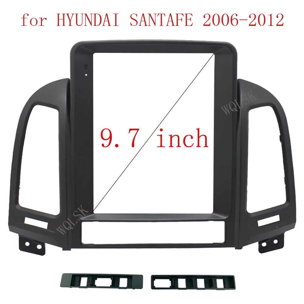 WQLSK-Car-Audio-2-Din-Fascia-Frame-Adapter-For-Hyundai-Santa-Fe-2006 ...