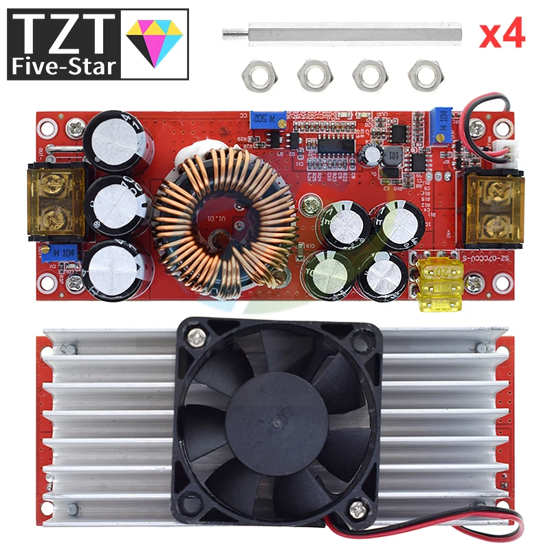 DC-DC-1500W-30A-Voltage-Step-Up-Converter-Boost-CC-CV-Power-Supply ...