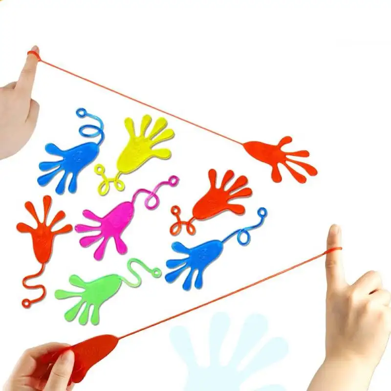 20pcs Sticky Fingers Party Favors Sticky Hand Stretch Fidget Sensory ...