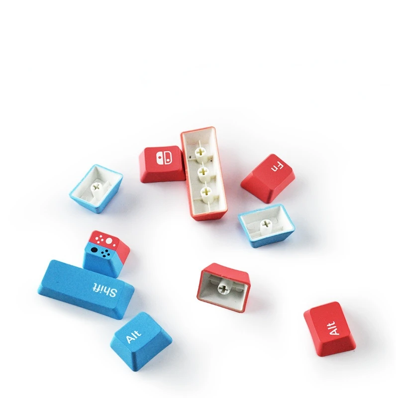 Keycaps de cor pbt sublimação quente para teclado mecânico rgby wasd ...