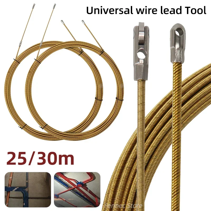 Universal-Wire-Lead-Threading-Device-Tool-Fish-Tape-Cable-Puller-for ...