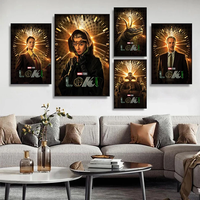Vulcan Loki Poster and Canvas Painting Wall Art Picture Print In Retro ...