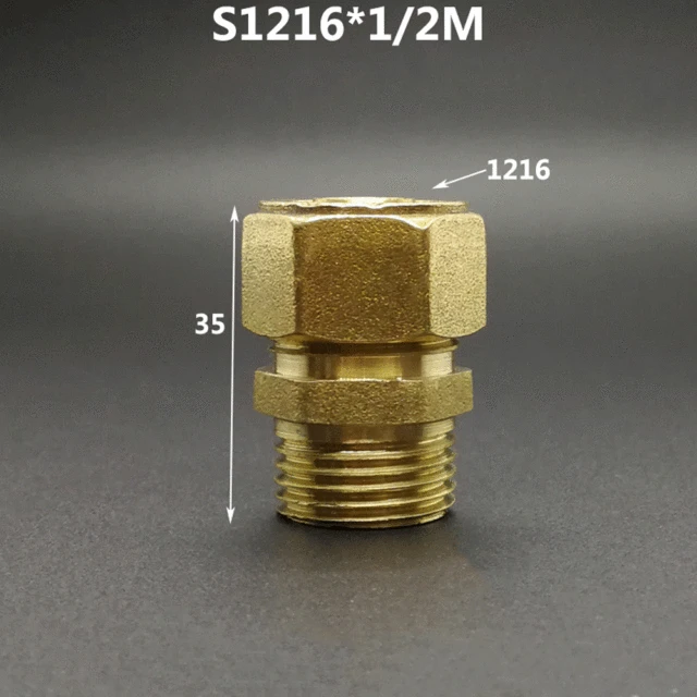 DN15 DN20 Male/Female Thread Straight Pex Pipe 1216/1418/1620/2025/2632 ...