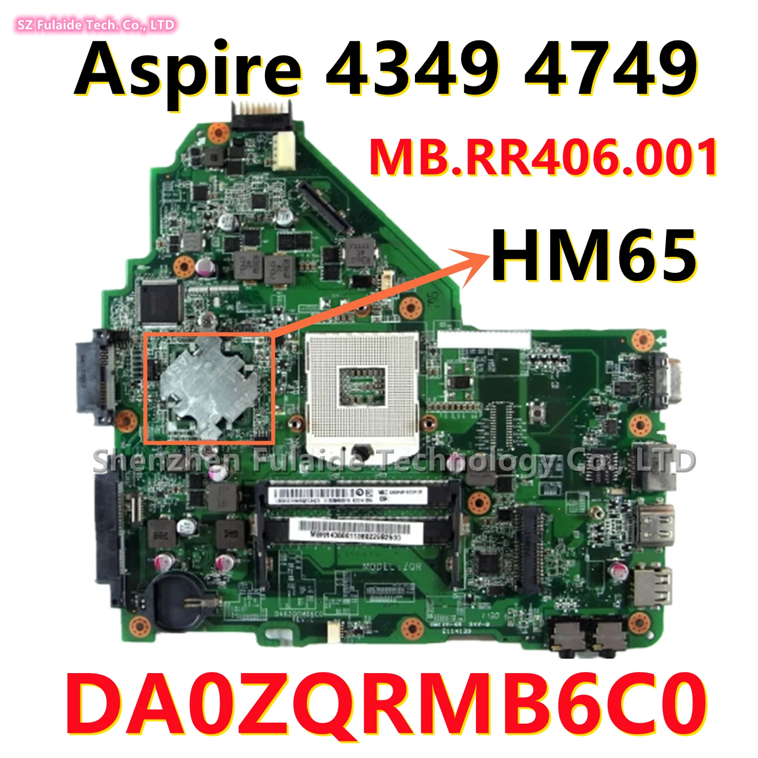 DA0ZQRMB6C0-For-Acer-ASPIRE-4349-4749-Laptop-Motherboard-HM65-DDR3-MB ...