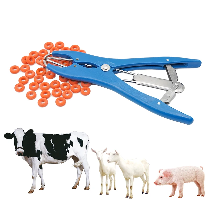 Pig Sheep Tail Castration Forceps Plier Castration Ring Expansion Clamp for Farm Livestock Sheep ...