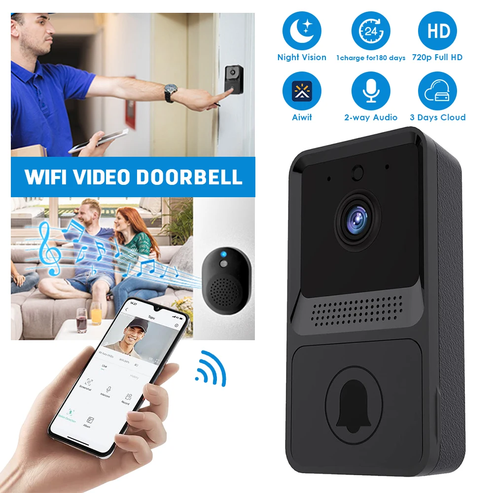 WiFi-Video-Doorbell-Camera-Digital-Ring-Connect-Wireless-Security ...