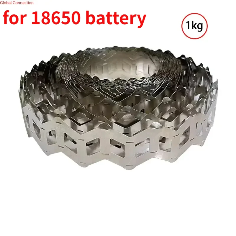 1kg-Wavy-Nickel-Plated-Strip-for-Spot-Welding-2P-18650-Battery-Welding ...
