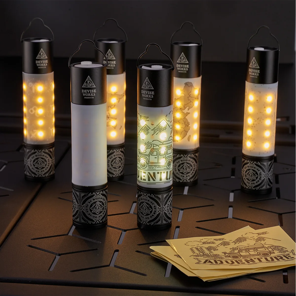 Outdoor-Camping-Small-Stick-Lamp-Lighting-Flashlight-Candle-Fire-LED ...