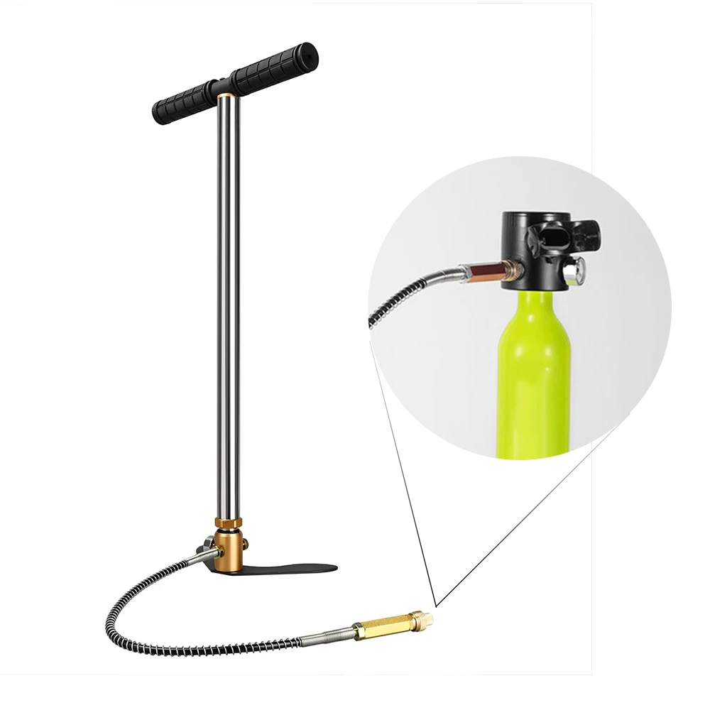 4500psi-300bar-4-Stage-High-Pressure-PCP-Pump-Hand-Operated-Air-Pump ...