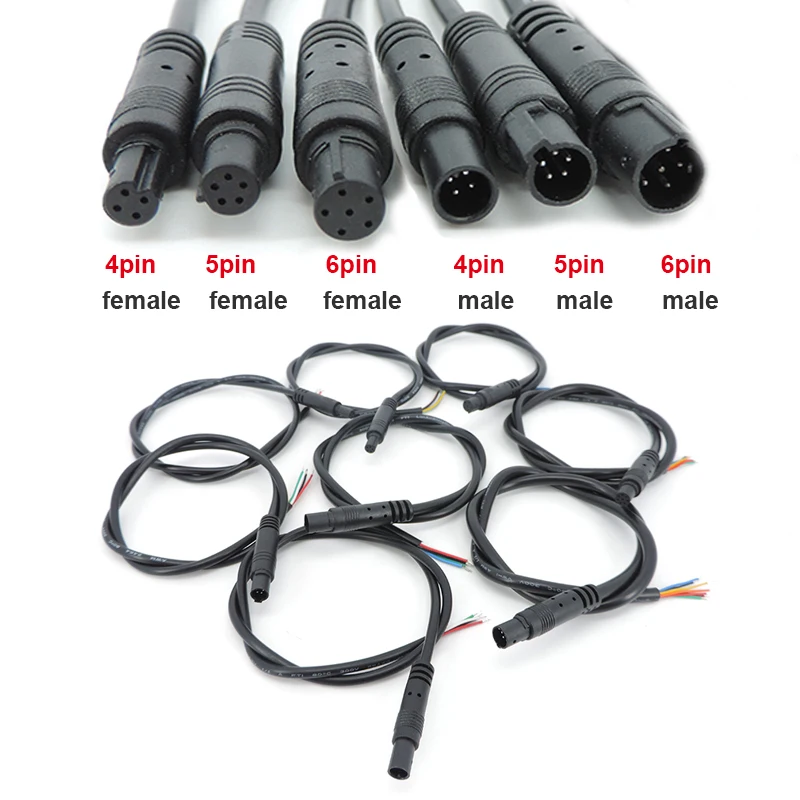 DIY-4Pin-5Pin-6Pin-Jack-Car-DVR-Camera-Extension-Cable-HD-Monitor ...