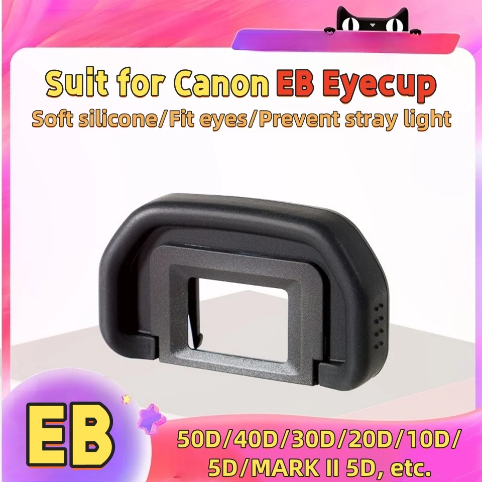 EB Soft Rubber Eye Cup Eyepiece Eyecup Viewfinder for Canon EOS 90D 80D ...