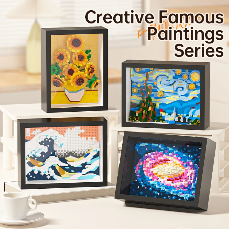 Creative masterpiece series picture assembly photo frame art decoration ...