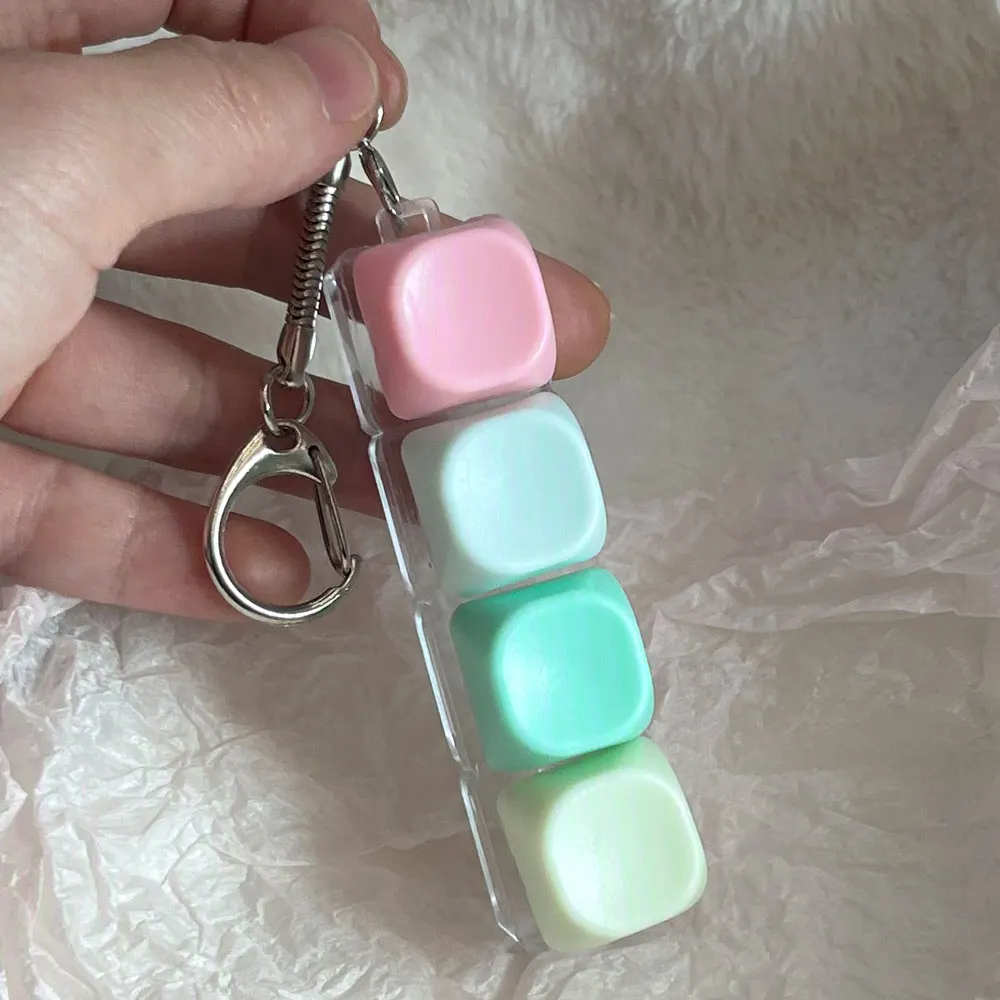 4 Keys Mechanical Keyboard Axis Keychain Tester Button Keycap Shaft ...
