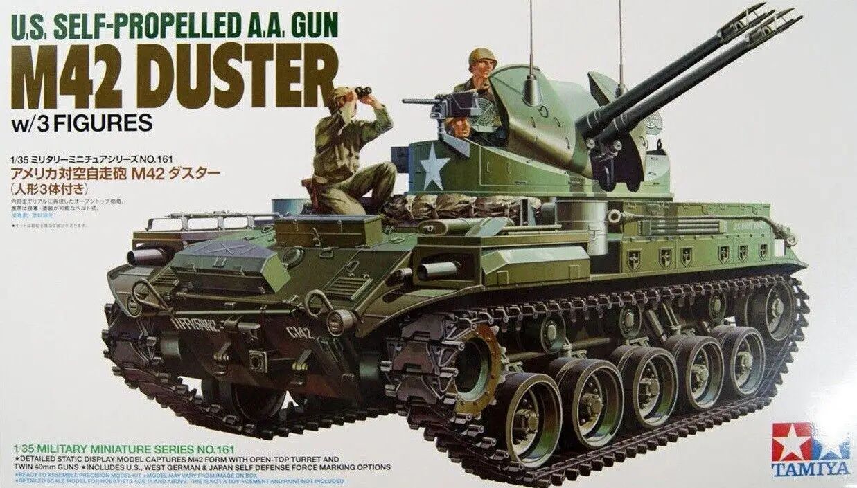 Tamiya 35161 1/35 Scale Tank Model Kit U.S Army M42 Duster Self ...