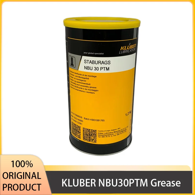 KLUBER-Lubricants-NBU30PTM-Bearing-Grease-1-2KG-Industrial-ISOFLEX-NBU30-PTM-for-Precision-Gear ...