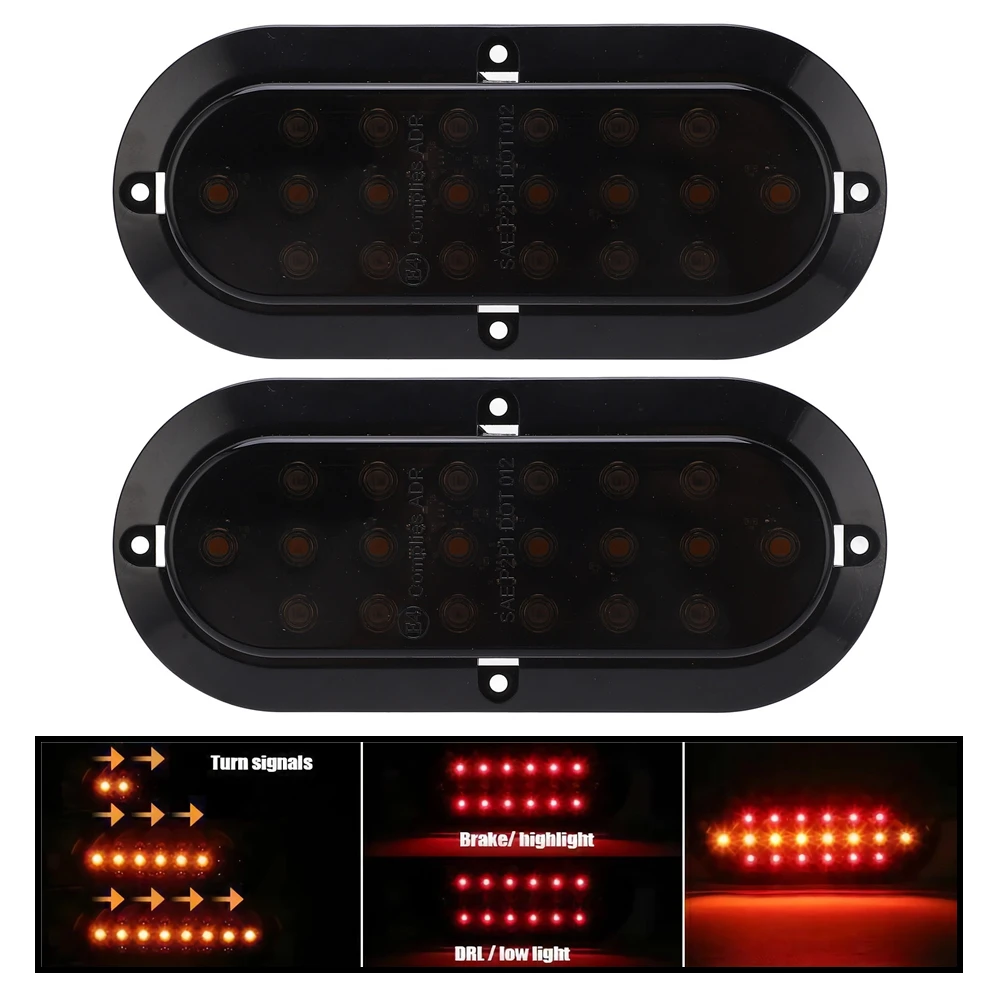 2Pcs-Smoked-Boat-Trailer-Tail-Lights-LED-12V-24V-Van-RV-Taillights ...