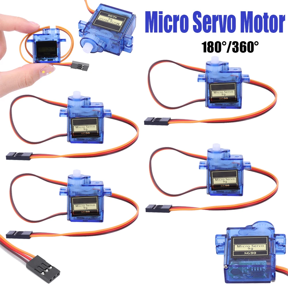 Micro-servomotor-Digital-SG90-9G-servomotor-en-miniatura-de-180-360 ...