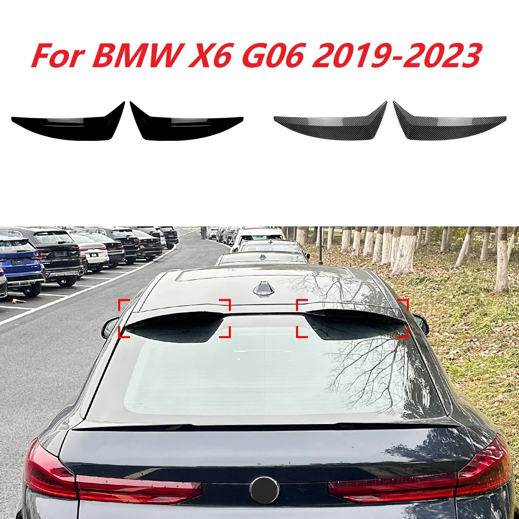 For BMW X6 G06 2019-2023 Rear Wing Tail Wing Spoiler Fixed Wind Wing ...