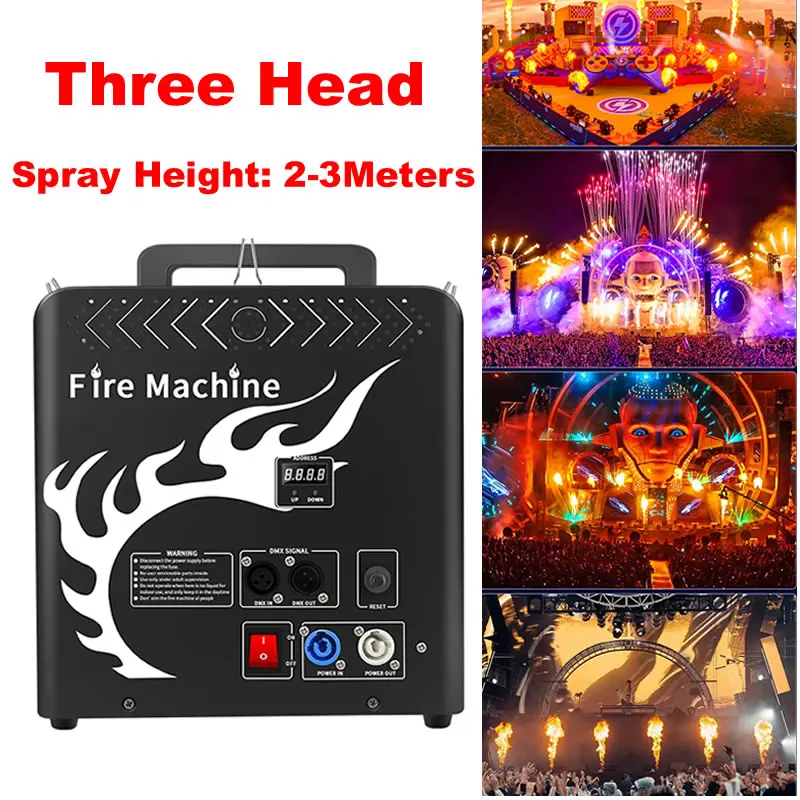 Three-head-Fire-Flame-Machine-300W-DMX512-Control-Stage-Lighting ...