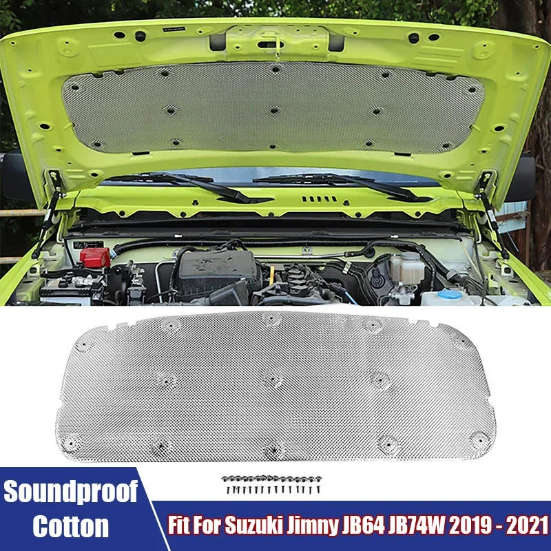 Aluminum Foil Car Engine Soundproof Cotton With Buckle Fit For Suzuki ...