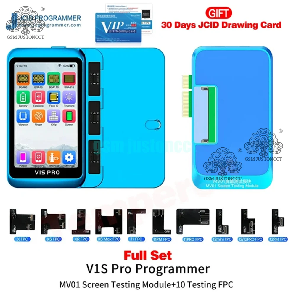 JCID V1S PRO Programmer MV01 Screen Testing Module Suitable for iPhone ...