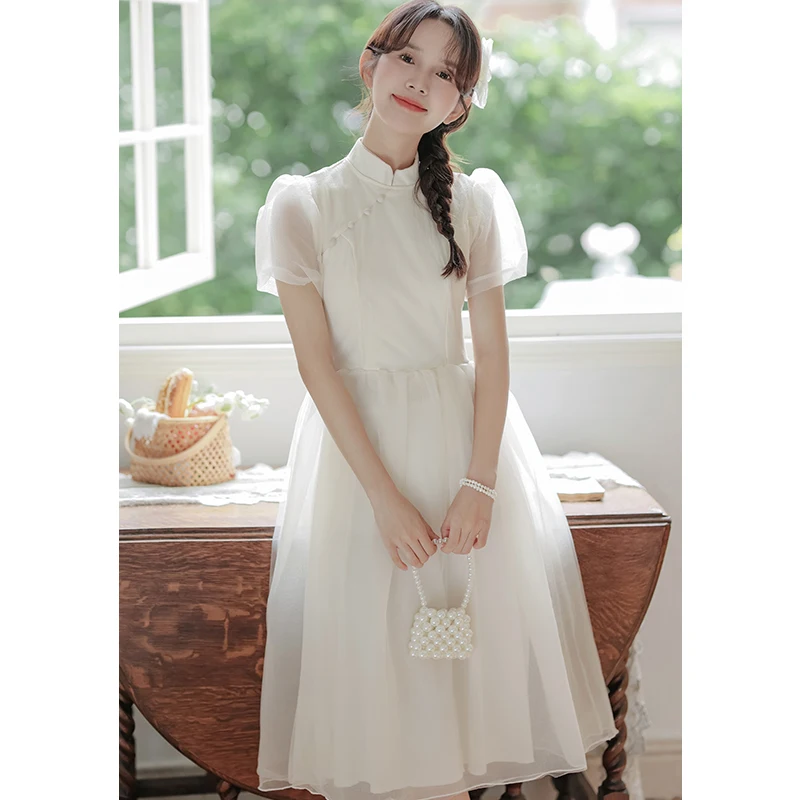 Cheongsam-Dress-for-Girls-National-Style-Formal-Fresh-Fairy-Sweet ...