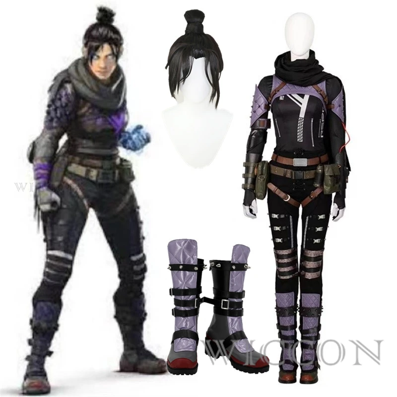 Game-Apex-Wraith-Cosplay-Costume-Renee-Blasey-Evil-Skin-With-Scarf ...