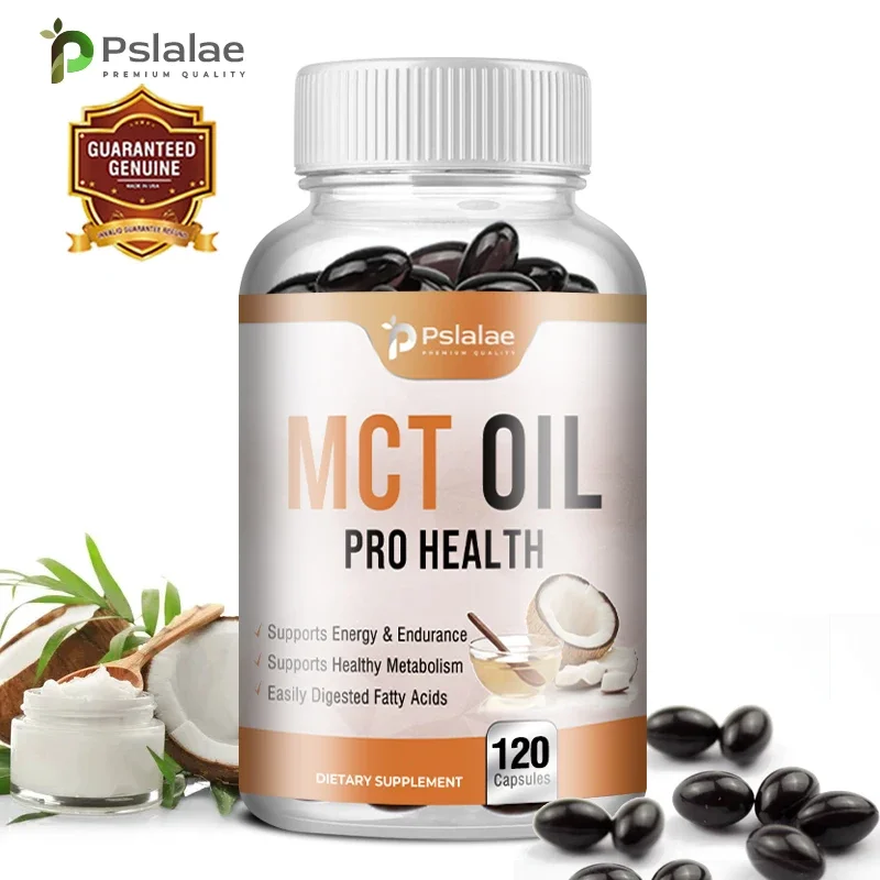 MCT Oil Capsules - Premium Cold Pressed Nigella Sativa Produces Pure ...