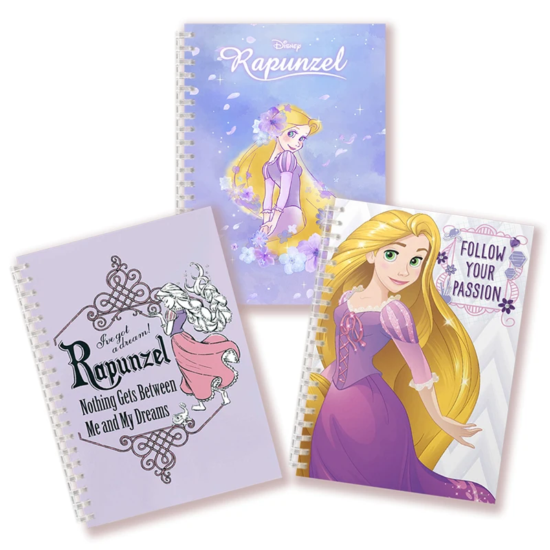 A5-Spiral-Notebook-Cartoon-Rapunzel-Tangled-Disney-Princess-Anime-Movie ...