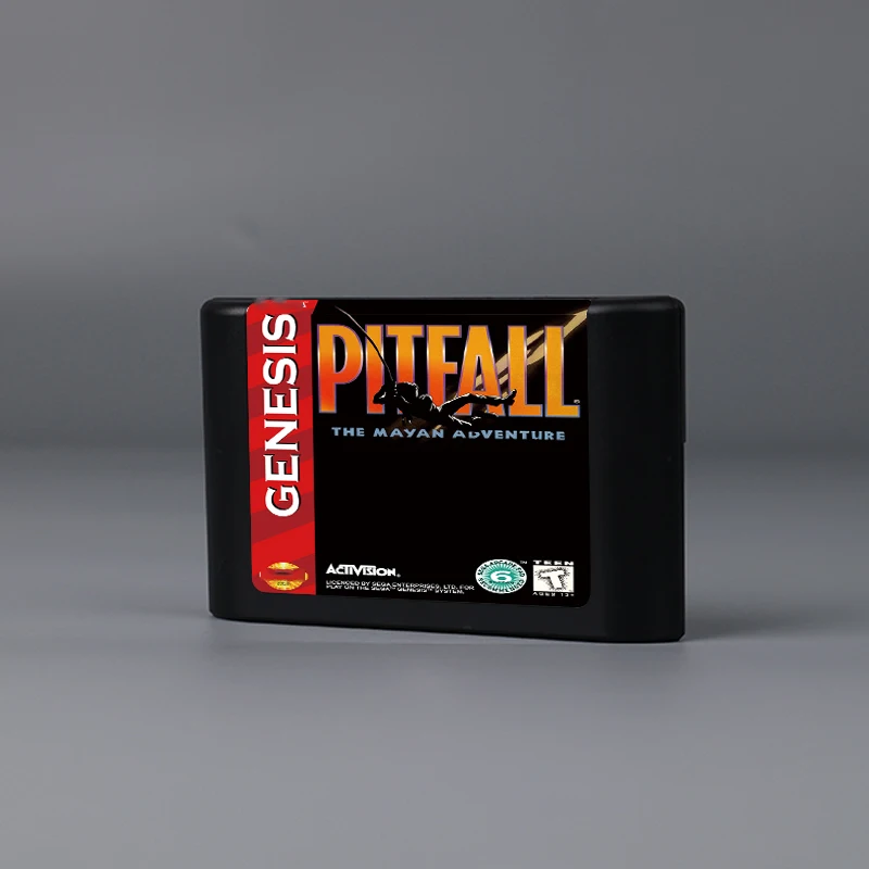 for-Pitfall-The-Mayan-Adventure-16bit-retro-game-cartridge-for-Sega-Genesis-Megadrive-video-game ...