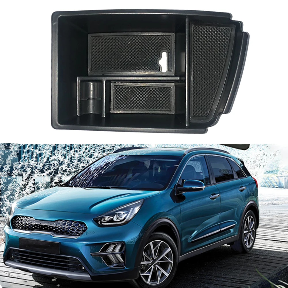 Car-Armrest-Storage-Box-For-Kia-Niro-PHEV-hybrid-EX-2018-2019-2020-2021 ...