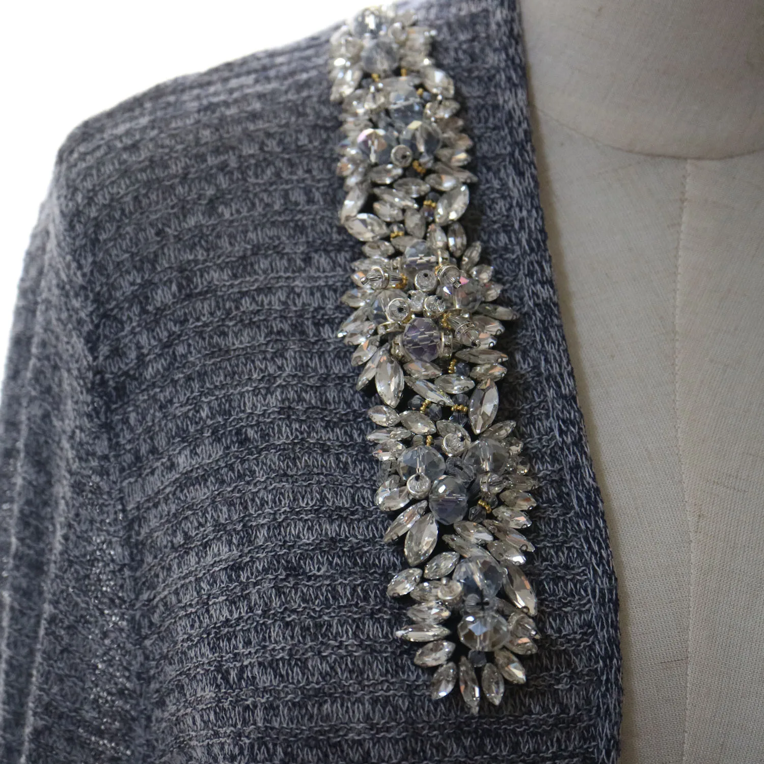 Luxury Glass Rhinestone patches for clothing Elegant DIY beaded Sew on ...