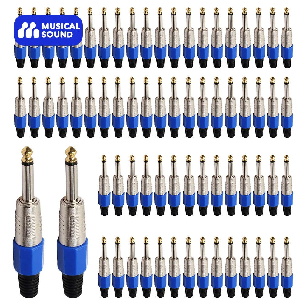 Musical-Sound-1-12-50-100-Pieces-1-4-Audio-Plugs-6-35mm-Plug-TS-Male.jpg